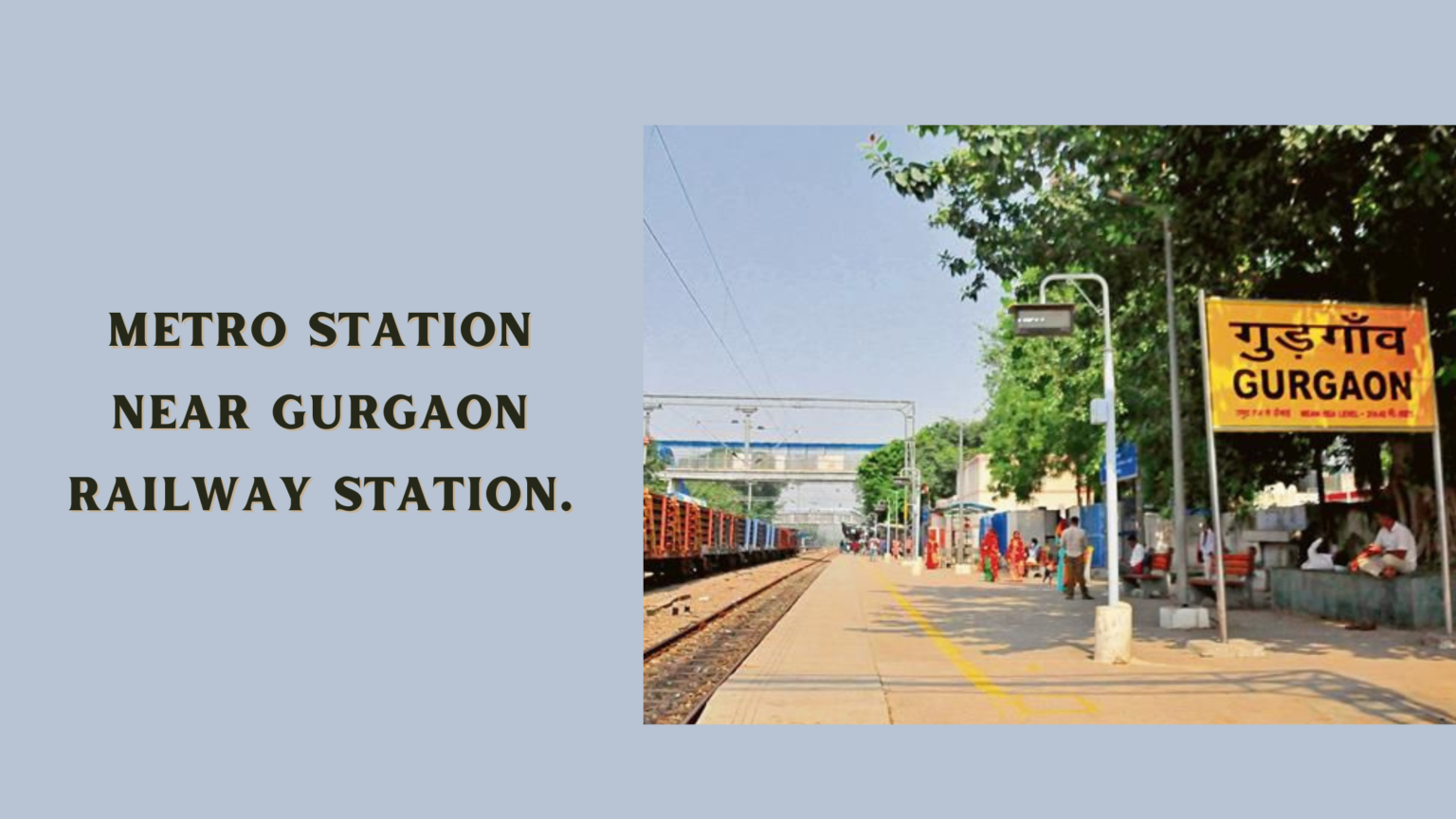 Metro Station near Gurgaon Railway Station. - travelatweb.com